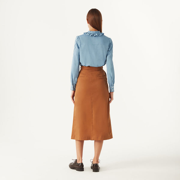 EROS BLOUSE - LIGHT BLUE – DAKS