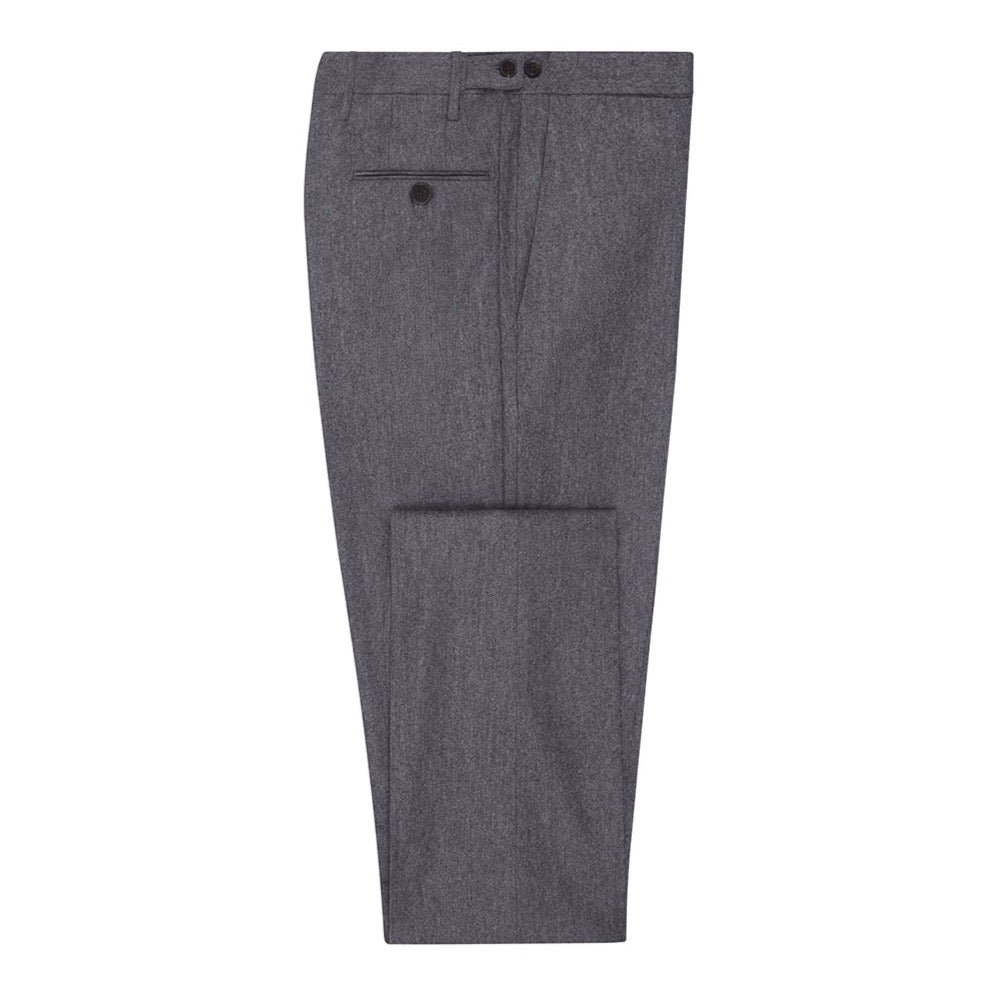 FLANNEL TROUSERS - GREY – DAKS