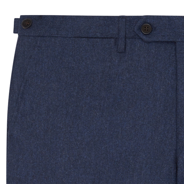 FLANNEL TROUSERS - NAVY – DAKS