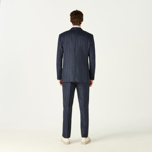 PINSTRIPE DOUBLE BREASTED 6 BUTTON SUIT – DAKS