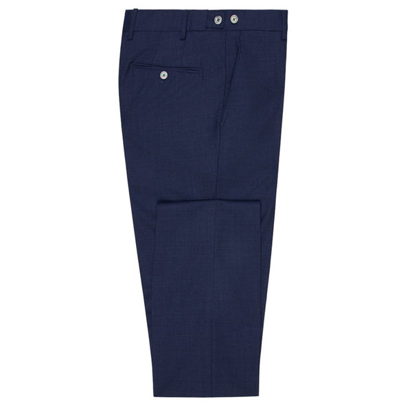 PLEATED FRONT TROUSER - NAVY – DAKS