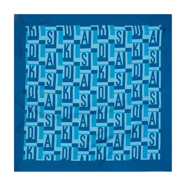 GEO MONOGRAM SILK FOULARD – DAKS