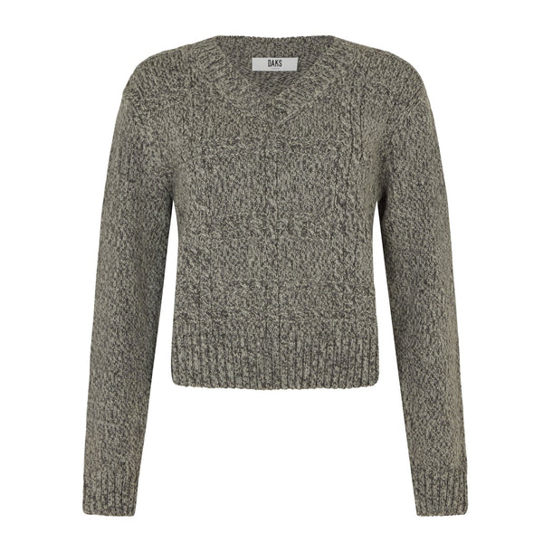 ANNE TEXTURED CHECK SWEATER – DAKS