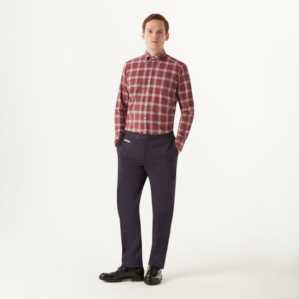RED BLUE CHECK SHIRT – DAKS