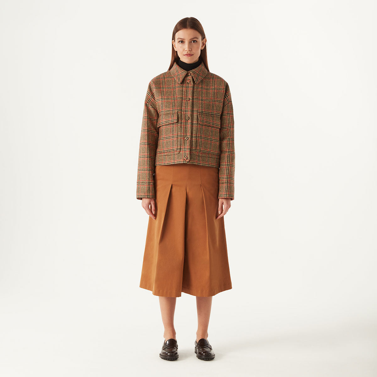 QUILTED CROPPED JACKET – DAKS