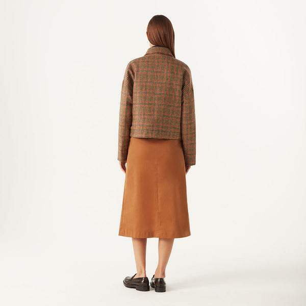 QUILTED CROPPED JACKET – DAKS