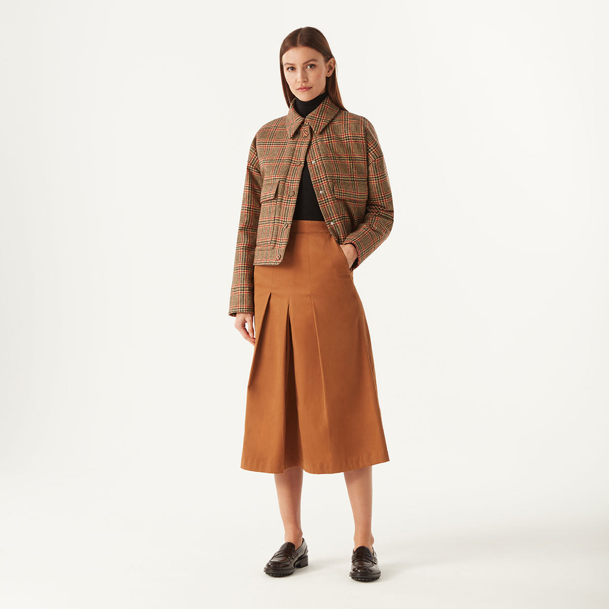 QUILTED CROPPED JACKET – DAKS