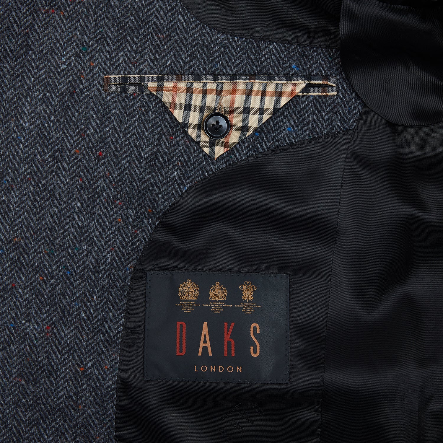 JAMES JACKET - HERRINGBONE – DAKS