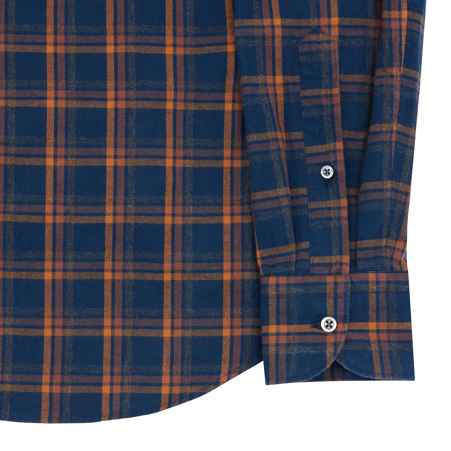NAVY & MUSTARD CHECK – DAKS