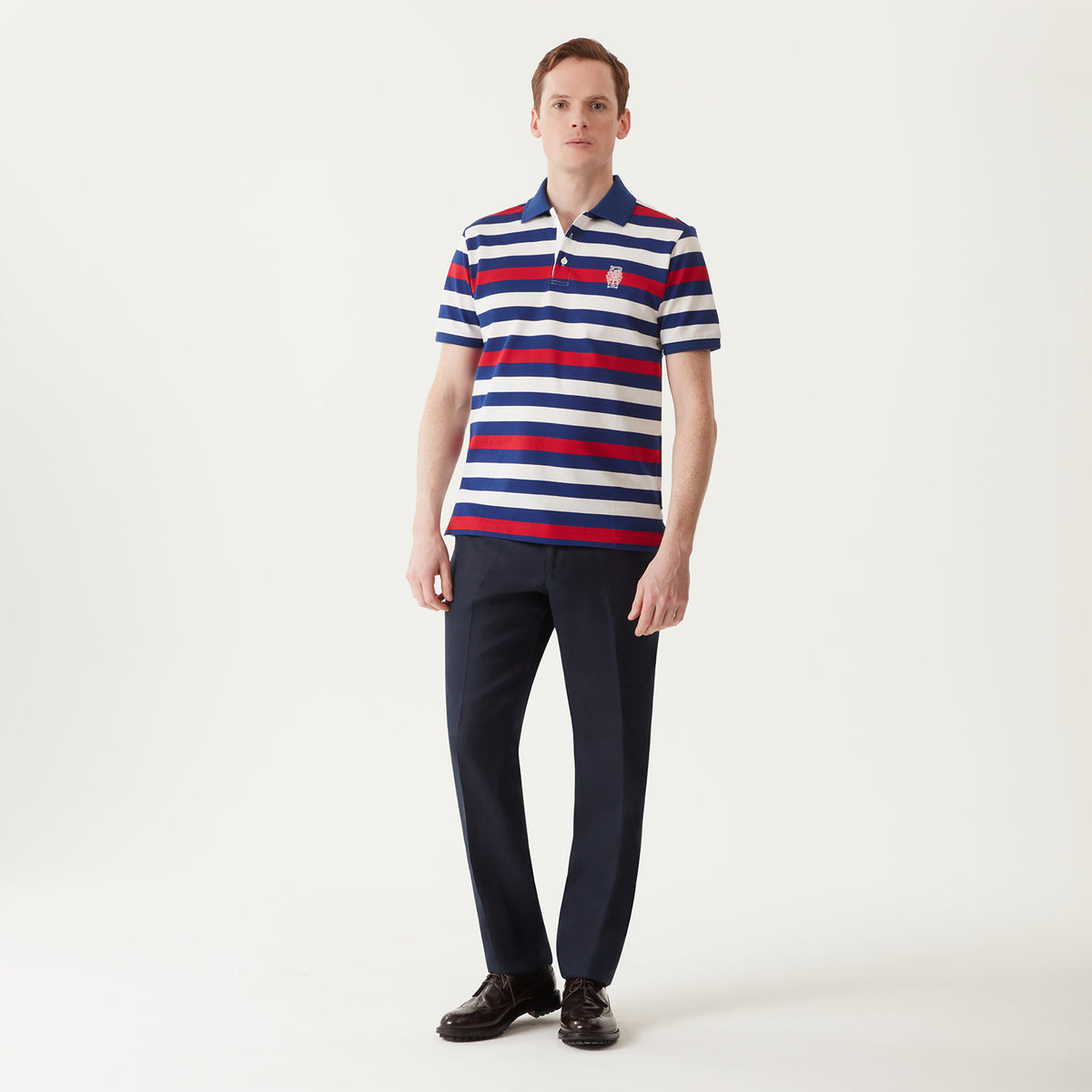 OXFORD BLUE LINEN SHIRT – DAKS OXFORD BLUE LINEN SHIRT – DAKS
