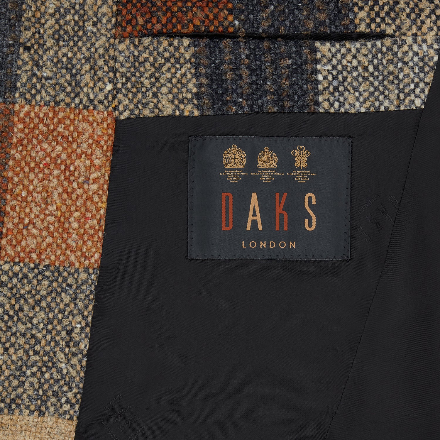 DONEGAL CHECK OVERCOAT – DAKS
